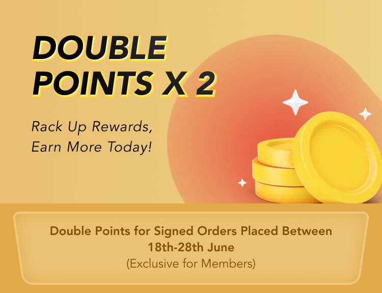 3rd Anniversary Double Points