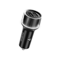 oraimo Highway 15 15.5W Dual USB Output LED Light Ring Car Charger