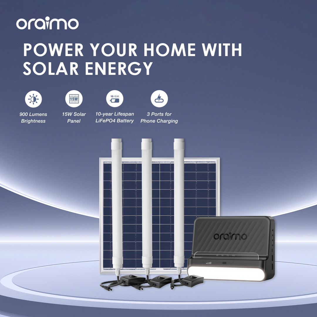 oraimo PowerSolar 76 Solar Home Power System